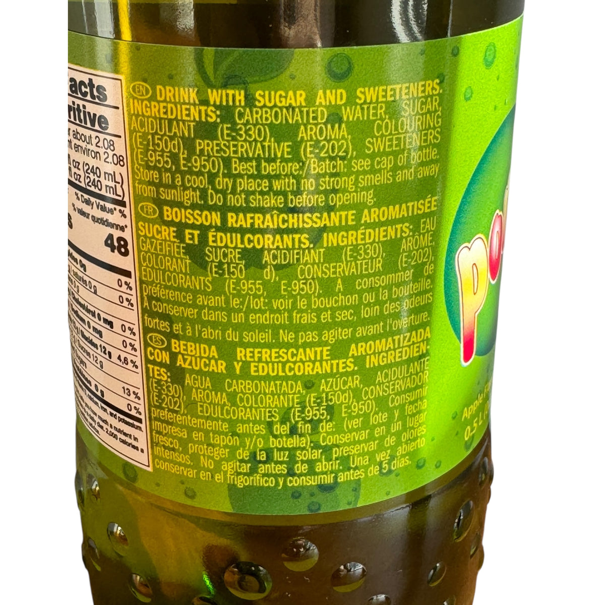 LIMITED EDITION POMS - POMS Apple Flavored Soft Drink | BSAHA