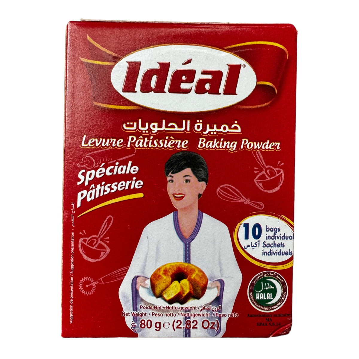 Idéal Baking Powder Packets - Box of 10 | BSAHA