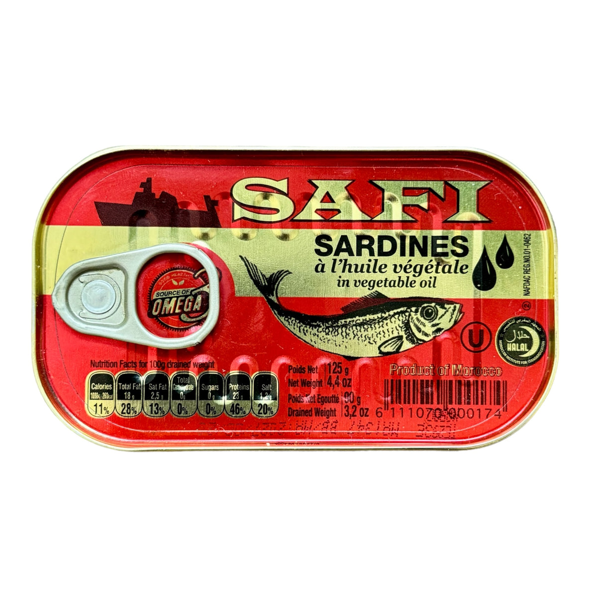 Safi Moroccan Sardines In Vegetable Oil | BSAHA