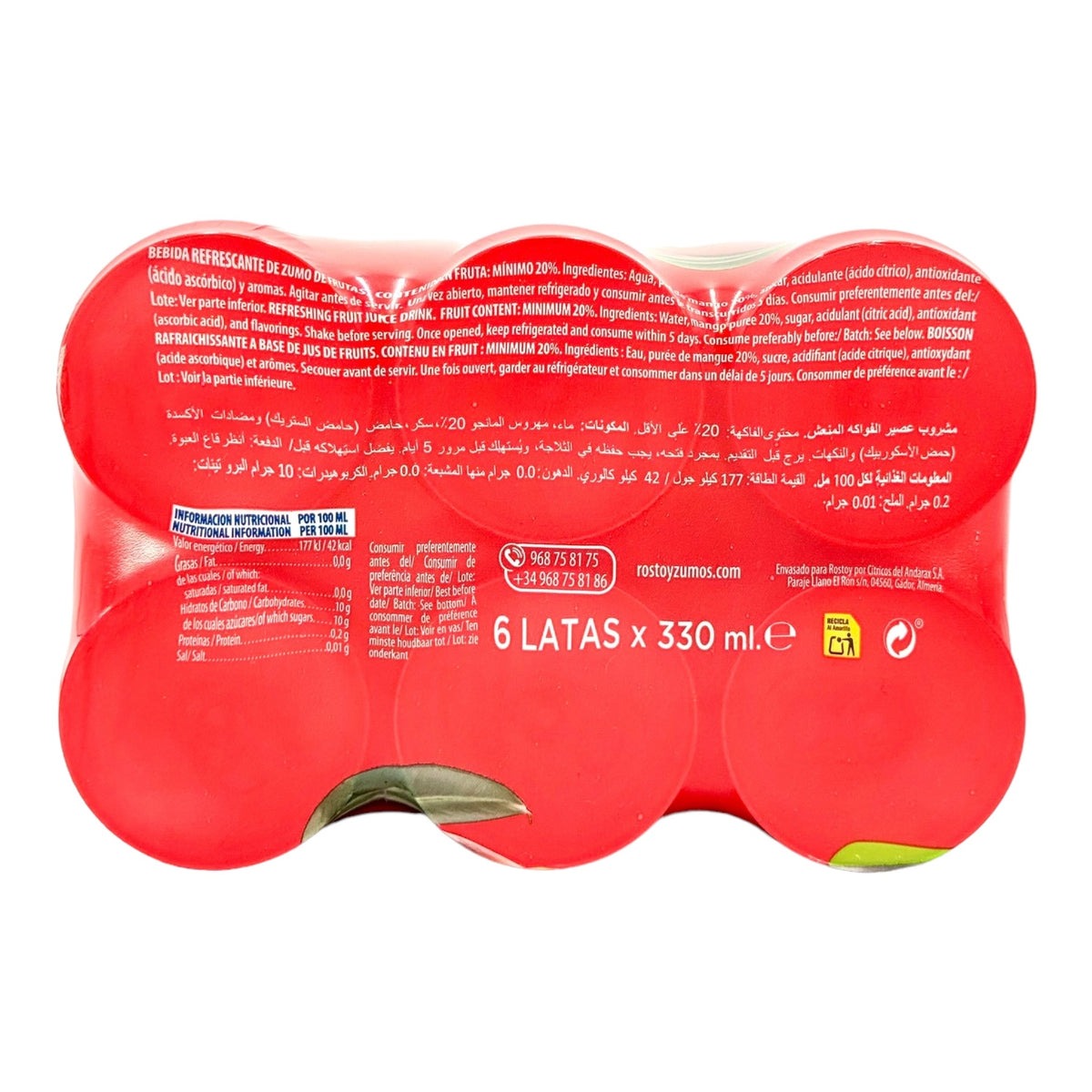 Rostoy Mango Fruit Juice Drink | BSAHA