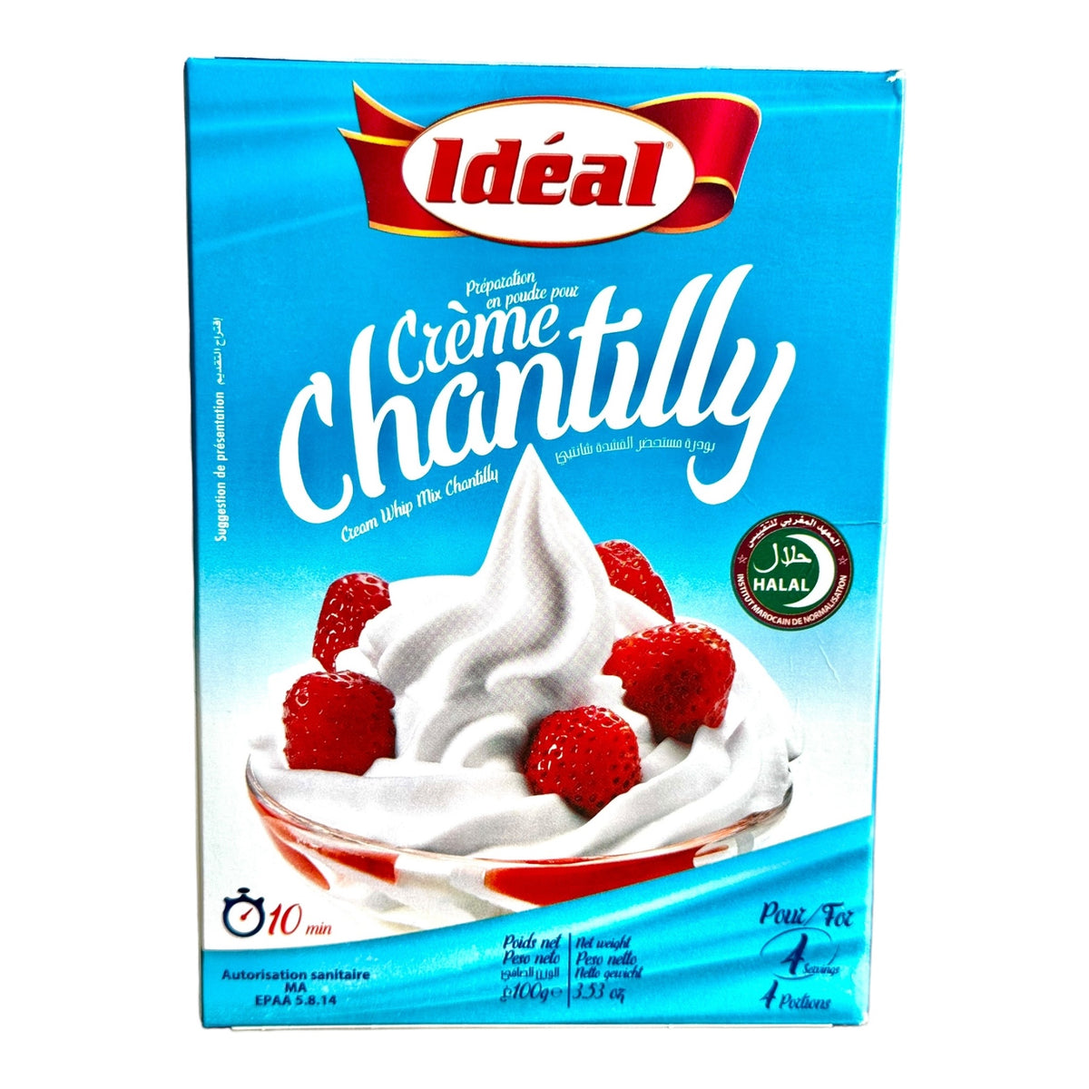 Idéal Chantilly Cream Mix - A Whipped Cream Mix | BSAHA