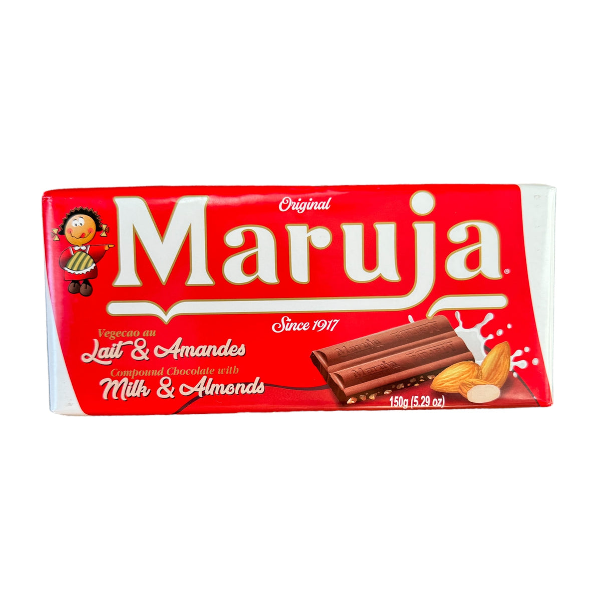 Maruja Original Milk Chocolate & Almond Bar | BSAHA